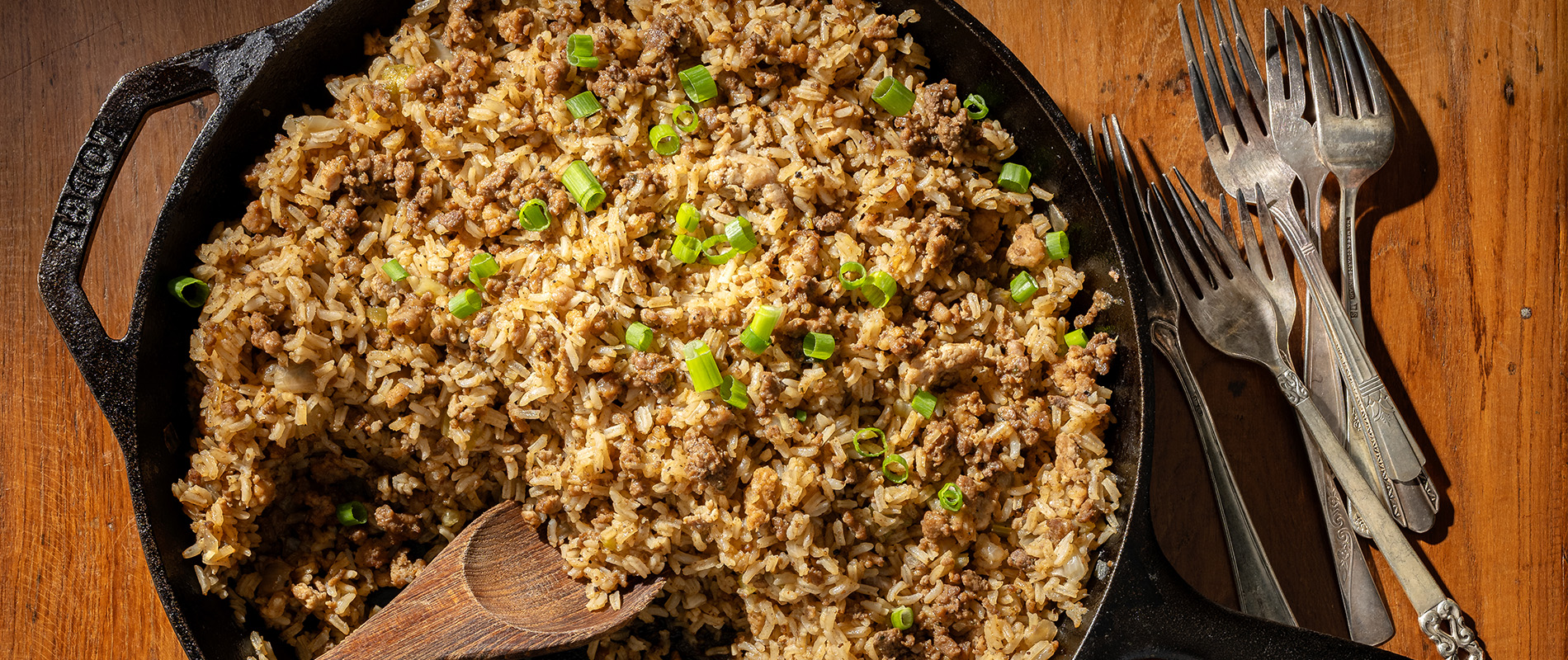 Marcelle Bienvenu's Rice Dressing Recipe • Rouses Supermarkets